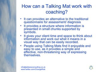 Talking mats for coaching | PPT