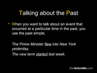 Talking about the Past | PPT