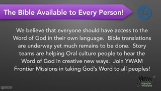 Talking Points for YWAM Together | PPT