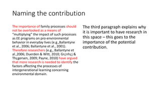 Talking the contribution of your paper | PPTX