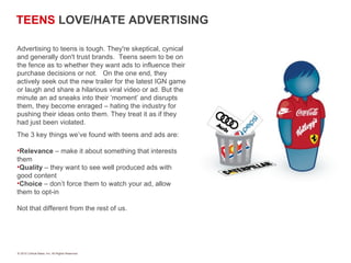 Advertising to teens - 7 things to think about | PPT