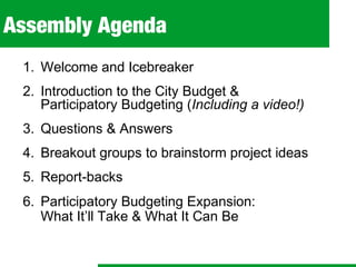 Scaling Up Participatory Budgeting | PPT