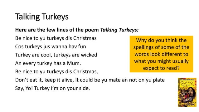 Talking turkeys | PPTX