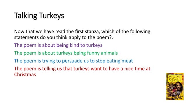 Talking turkeys | PPTX