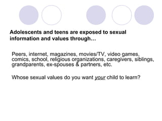 Talking With Teens About Sex | PPT