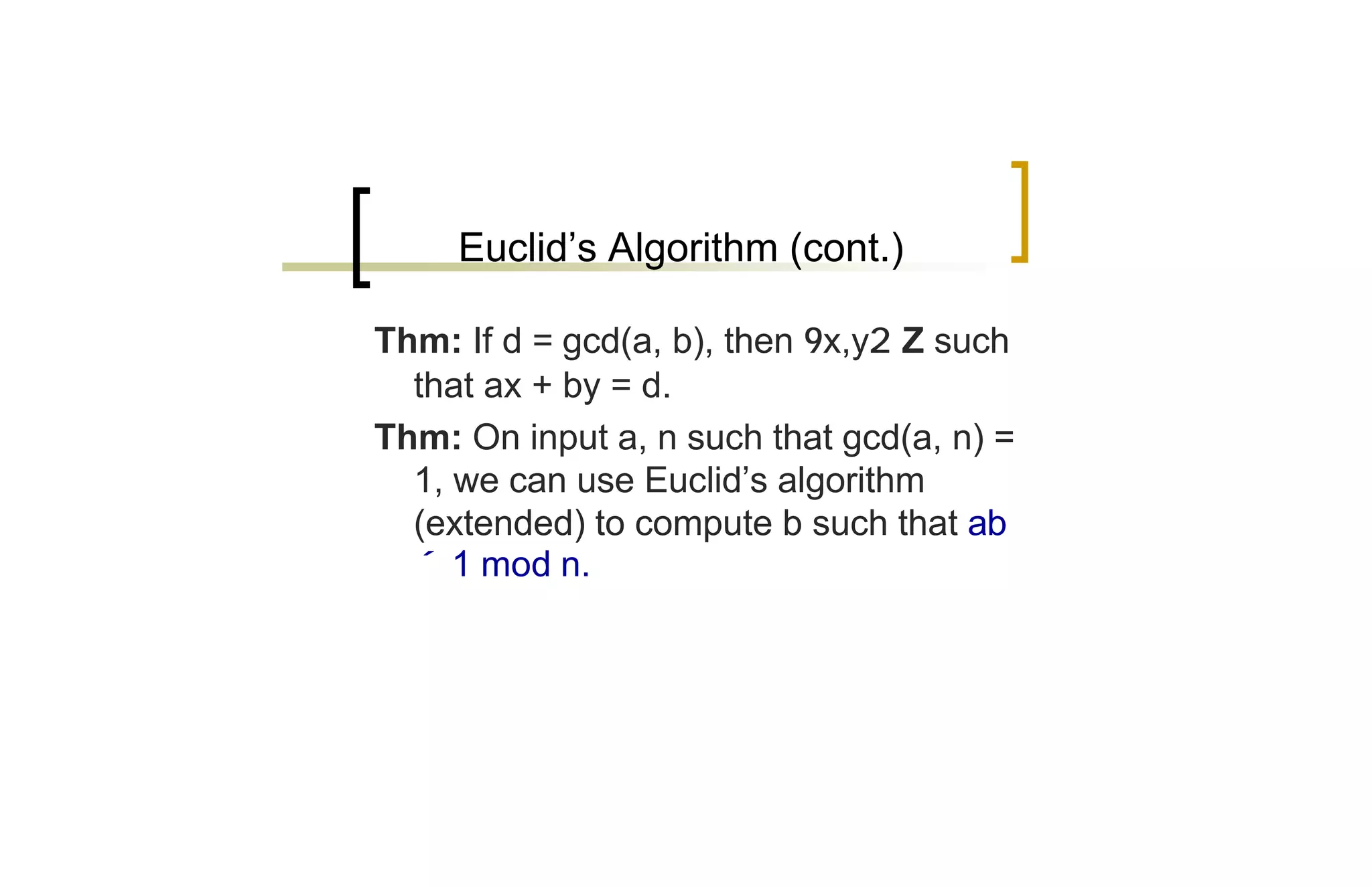 Number theory lecture (part 2) | PDF