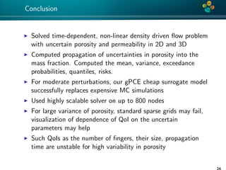 Uncertainty quantification of groundwater contamination | PPT