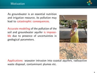 Uncertainty quantification of groundwater contamination | PDF