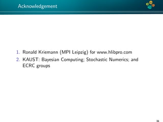 Application of Parallel Hierarchical Matrices in Spatial Statistics and Parameter Identification ...