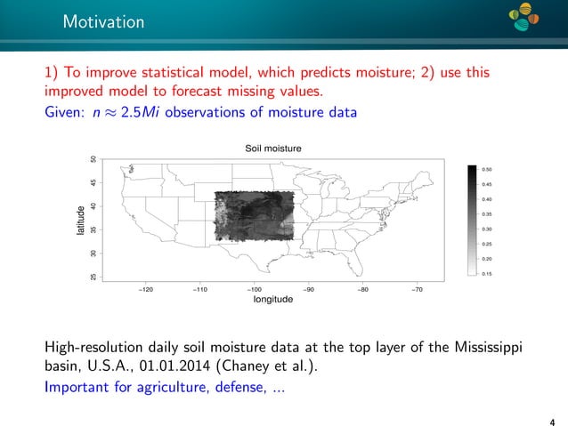 Application Of Parallel Hierarchical Matrices In Spatial Statistics And Parameter Identification