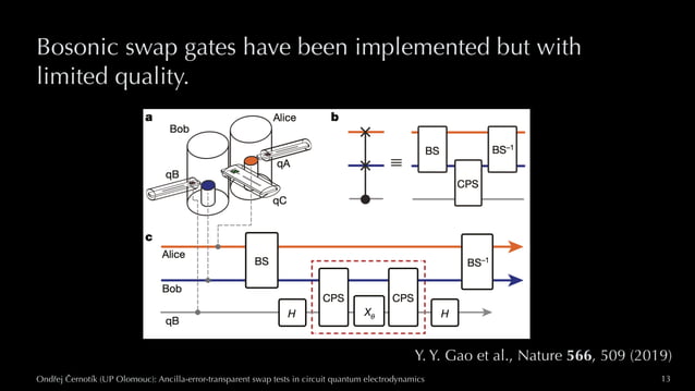 Ancilla-error-transparent swap tests in circuit quantum electrodynamics ...