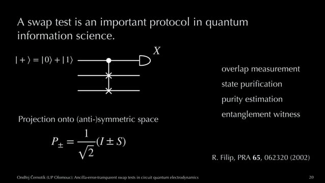 Ancilla-error-transparent swap tests in circuit quantum electrodynamics ...