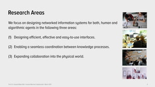 Human-Machine Collaboration in Networked Information Systems | PPT