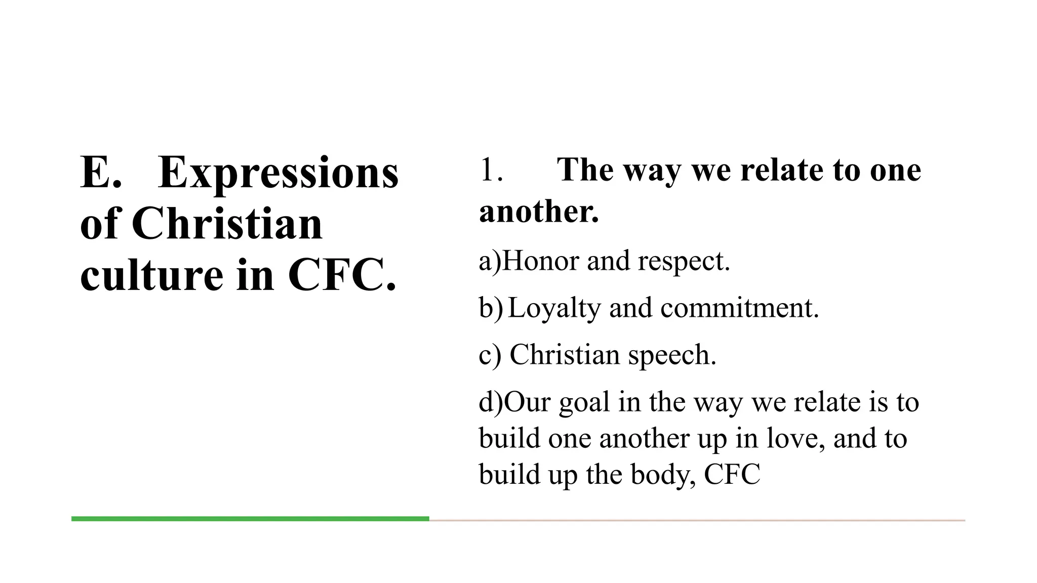 Talk No 4. covenant orientation.pptxCFC is a Christian community with ...