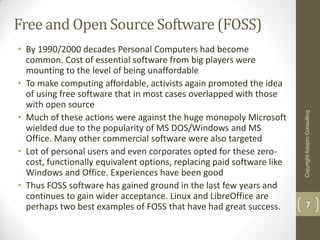 A Roadmap for Students Using FOSS (Free and Open Source Software) and ...