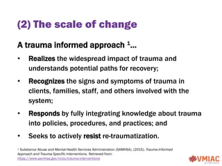 Is trauma informed care really possible in mental health services? | PPTX