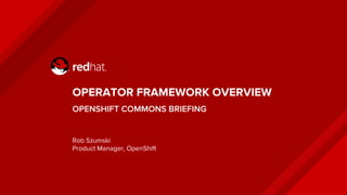 Operator Framework Overview | PPT