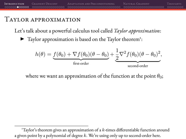 Gradient Based Optimization For Deep Learning A Short Introduction