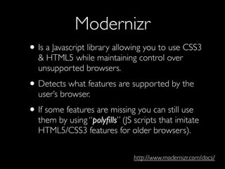 Front-End Frameworks: a quick overview | PDF