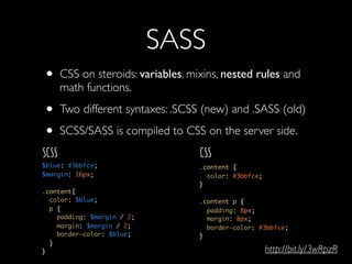 Front-End Frameworks: a quick overview | PDF
