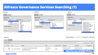 E-Records Management Using Alfresco Governance Services | PPT