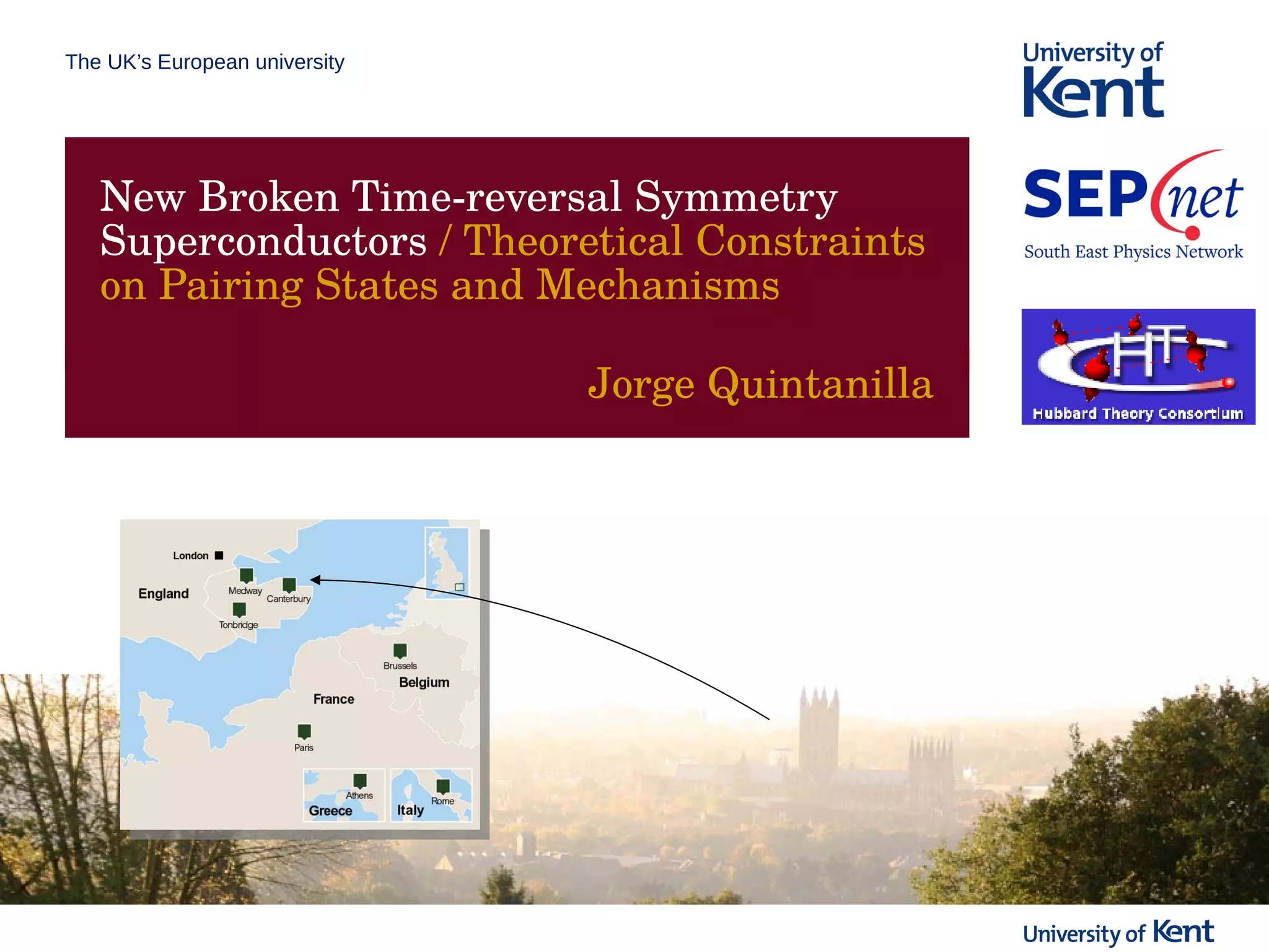 New Broken Time-reversal Symmetry Superconductors: Theoretical ...