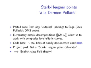 Quaternionic Modular Symbols in Sage | PPT