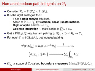 Non-archimedean construction of elliptic curves and rational points | PPT