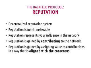 Backfeed Pitch | PPT