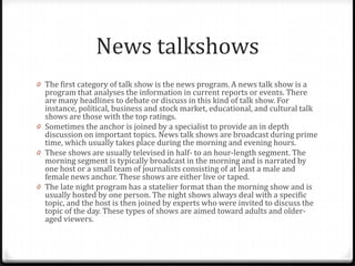 Talk shows | PPT