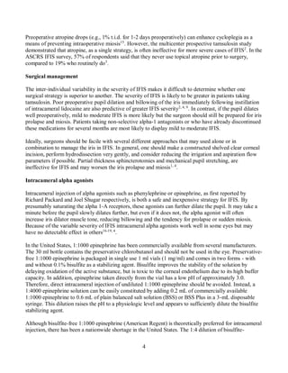 Floppy iris Syndrome | PDF