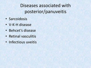 Uvetis, anterior uveitis, posterior uveitis | PDF