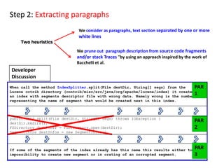ICPC 2012 - Mining Source Code Descriptions | PPTX