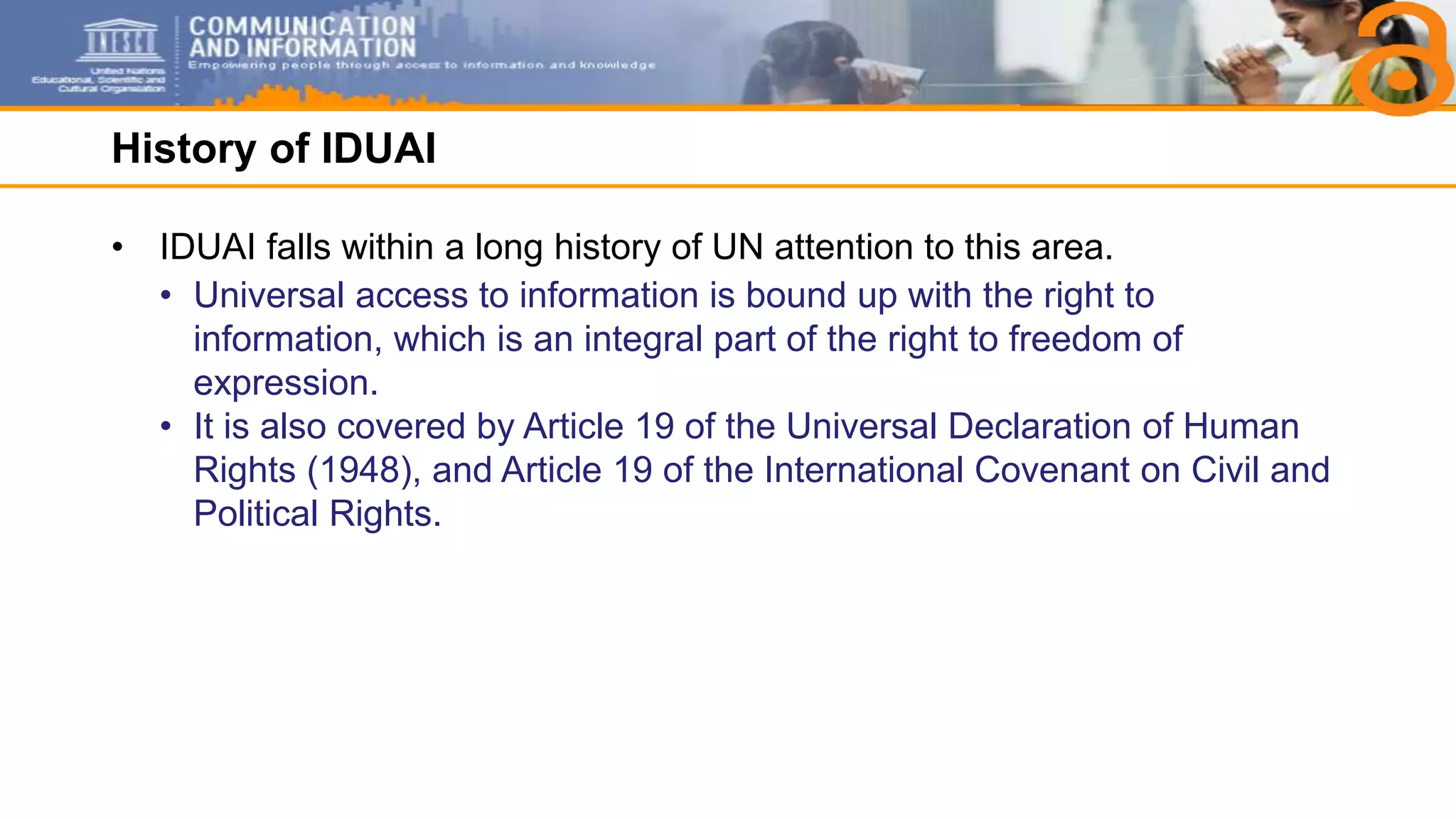 IDUAI Making Information Accesible | PPT