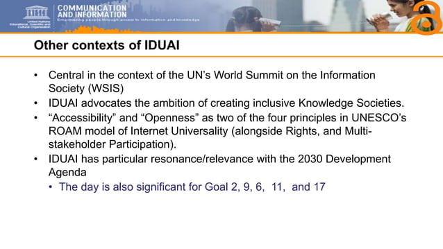 IDUAI Making Information Accesible | PPT