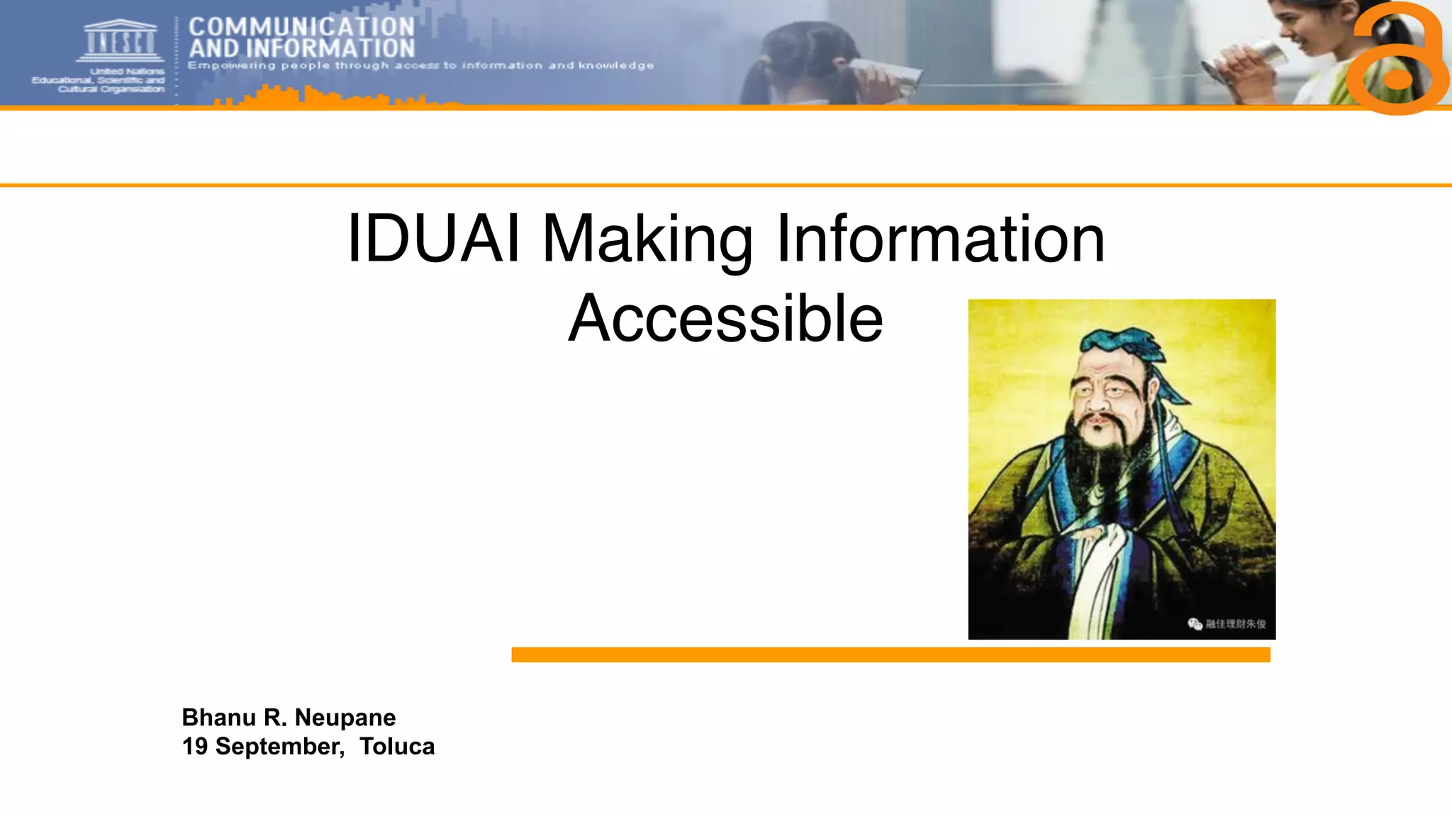 IDUAI Making Information Accesible | PPT