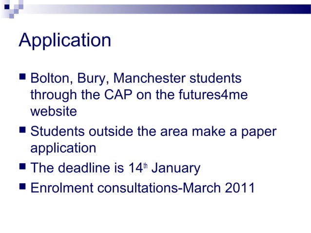 Canon Slade Sixth Form presentation | PPT