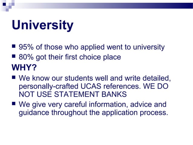 Canon Slade Sixth Form presentation | PPT