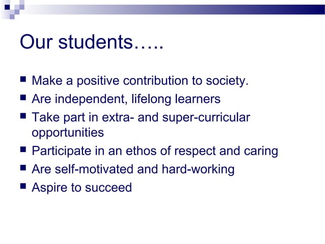 Canon Slade Sixth Form presentation | PPT