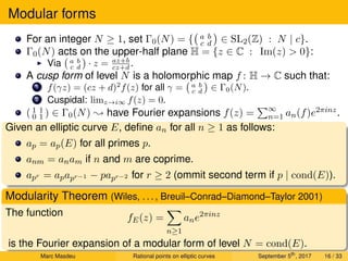 Rational points on elliptic curves | PDF