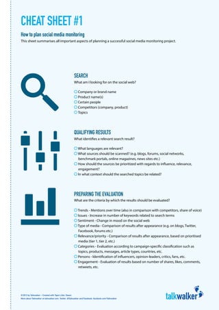 Talkwalker White Paper No. 1 | PDF