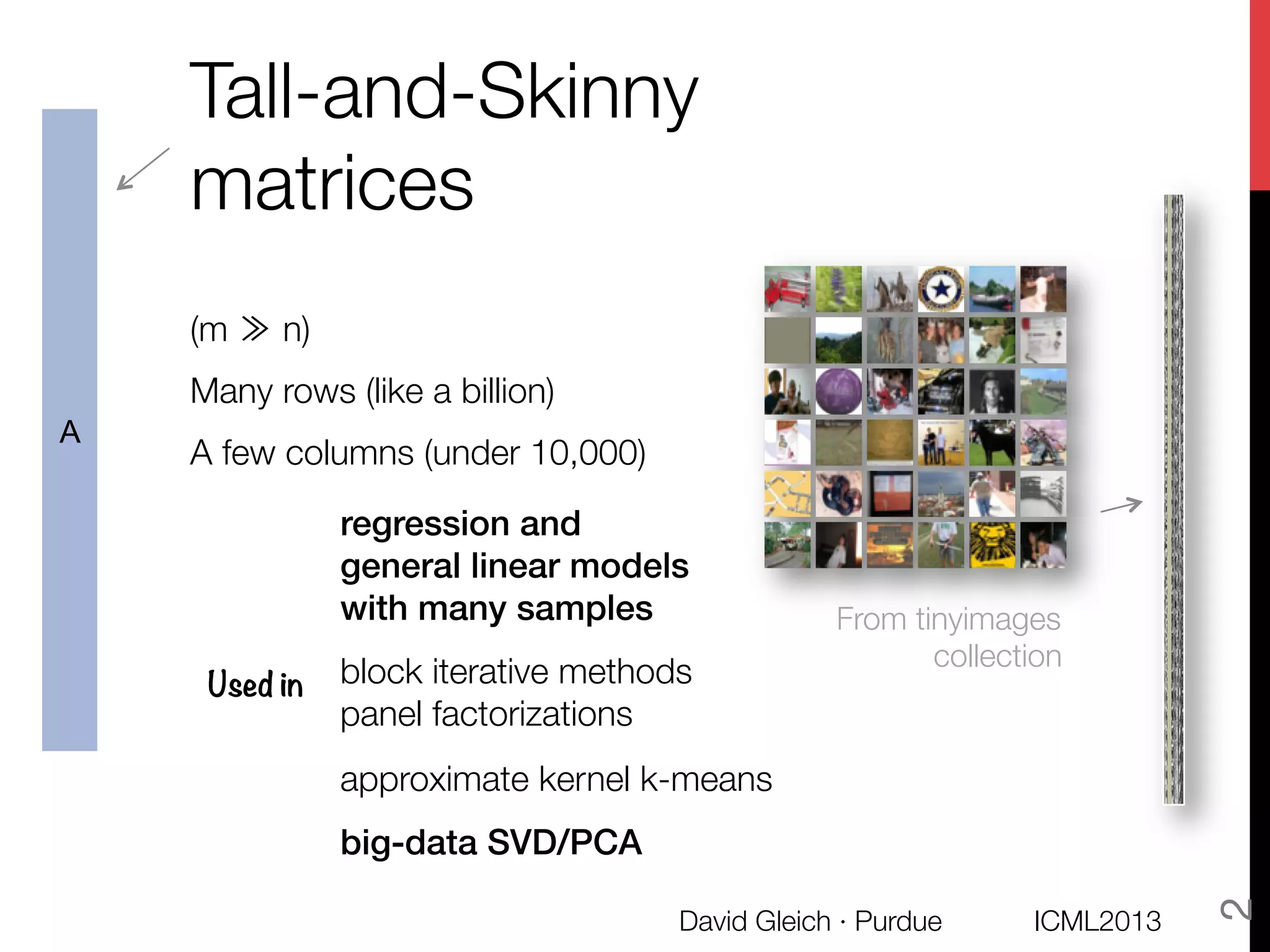 Tall and Skinny QRs in MapReduce | PDF