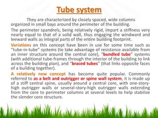 Tall Buildings Structural systems Presentation | PPTX