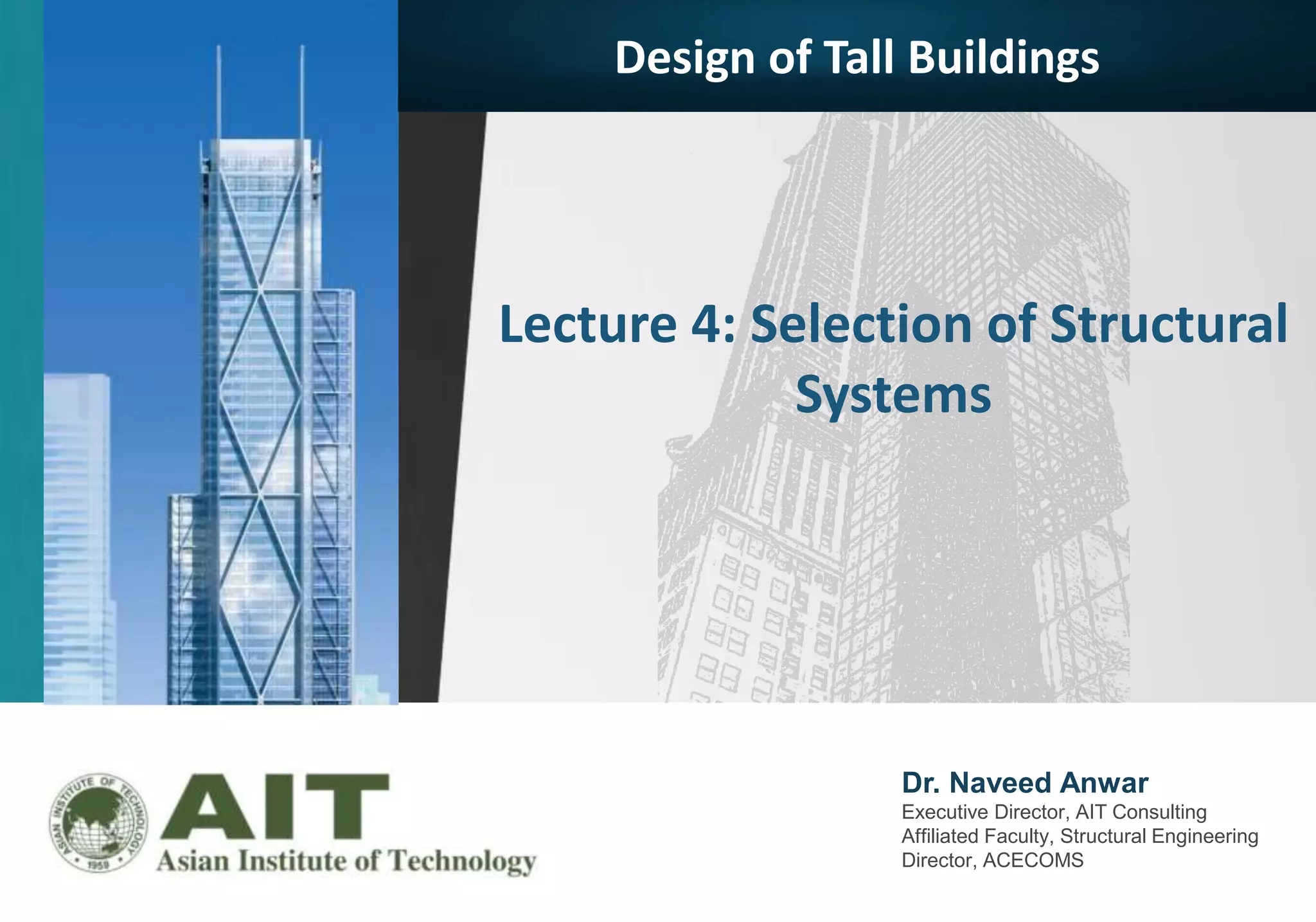 CE 72.32 (January 2016 Semester) Lecture 4 - Selection of Structural Systems | PPTX | Civil ...