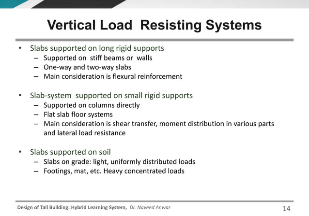 CE 72.32 (January 2016 Semester) Lecture 4 - Selection of Structural ...