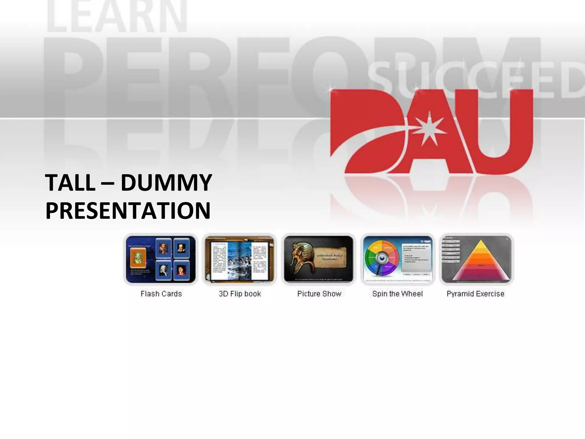 TALL Presentation | PPTX