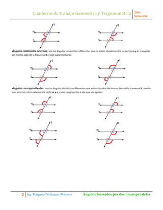Taller..+paralelas+y+una+transversal teoria y taller | PDF