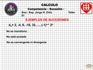 Taller 01 sucesión | PPTX