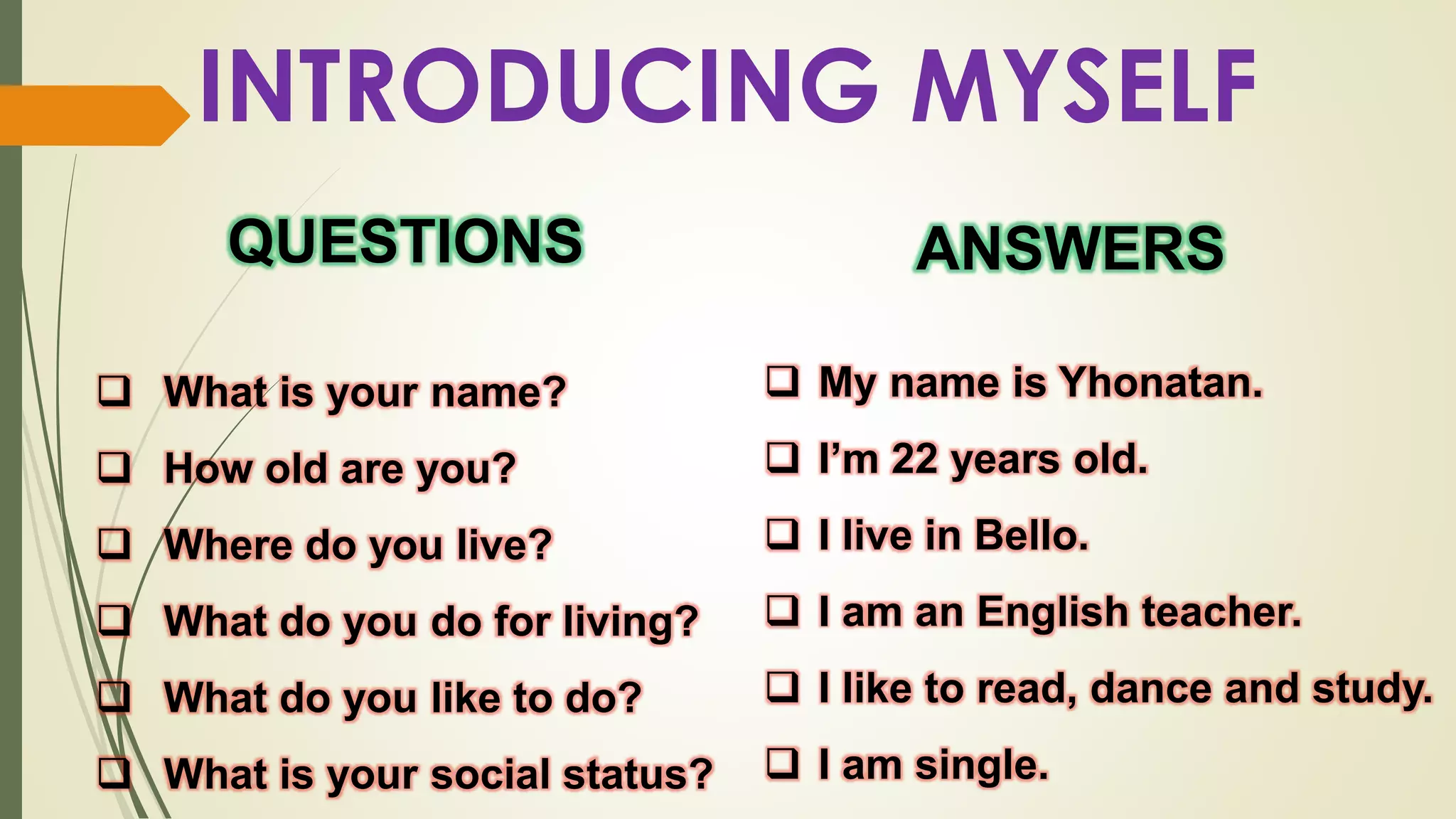 Hey, ¡This is me! | PPTX