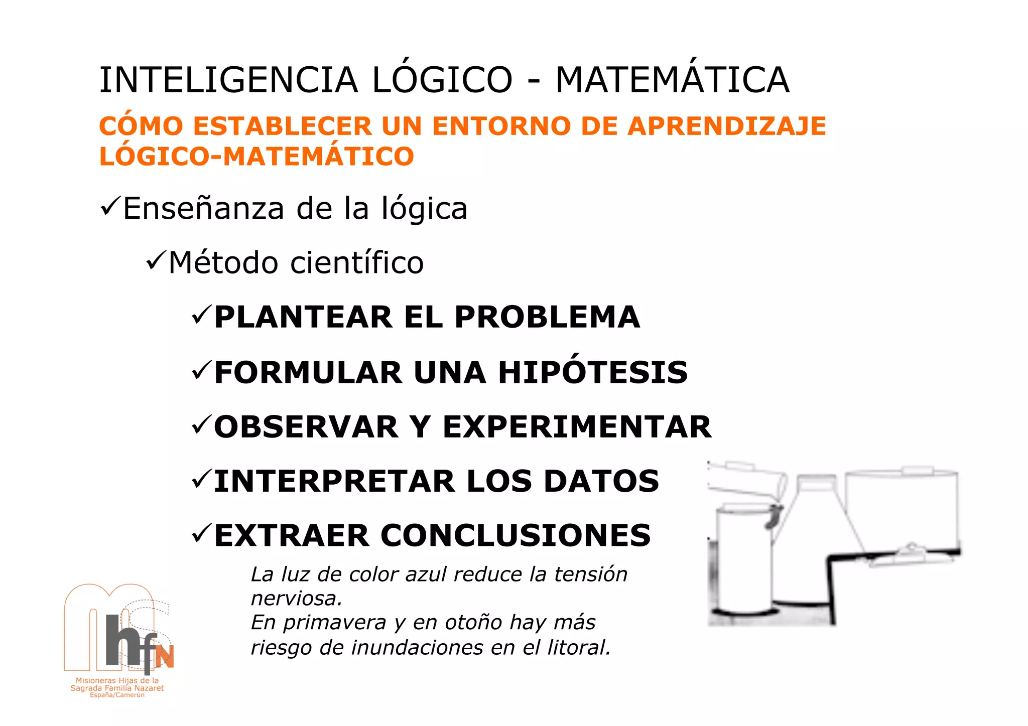 Taller 2 inteligencia lógico matemática | PPT